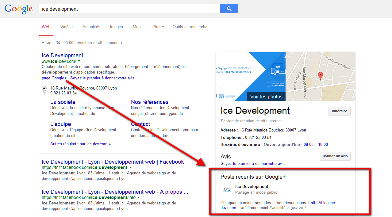 Pourquoi faut-il soigner sa fiche Google My Business ? - Ice Development
